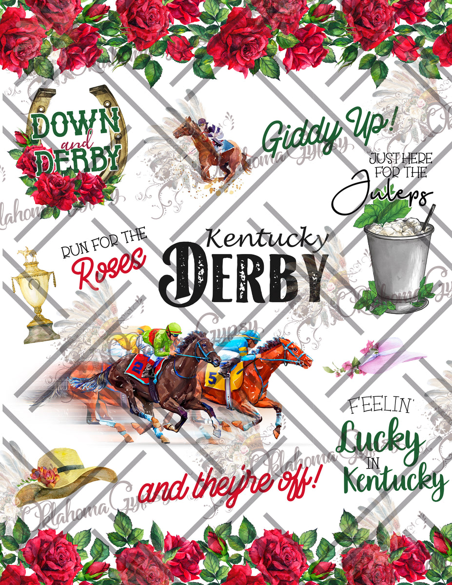 Kentucky Derby Inspired Digital File Wraps – Oklahoma Gypsy Designs