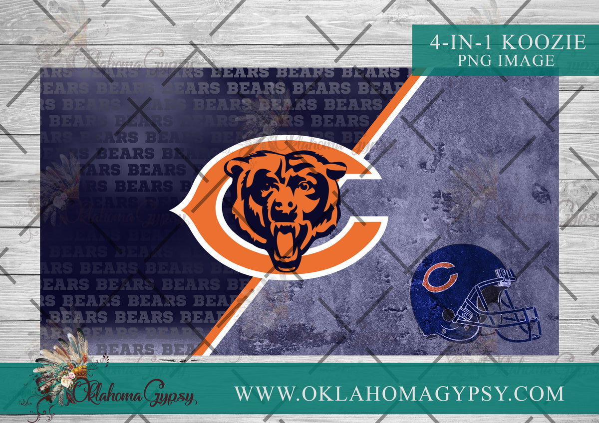 Chicago Bears Digital File Wraps – Oklahoma Gypsy Designs