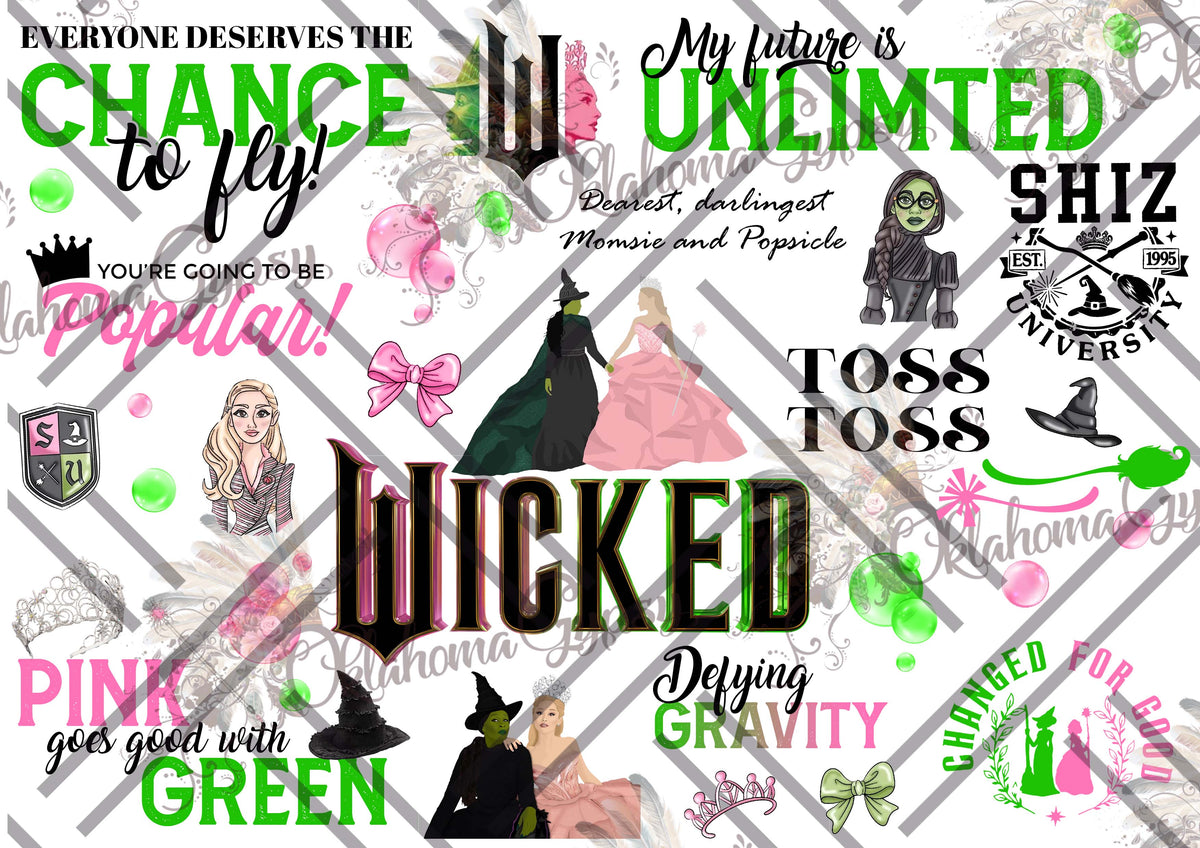 Wicked Inspired Digital File – Oklahoma Gypsy Designs