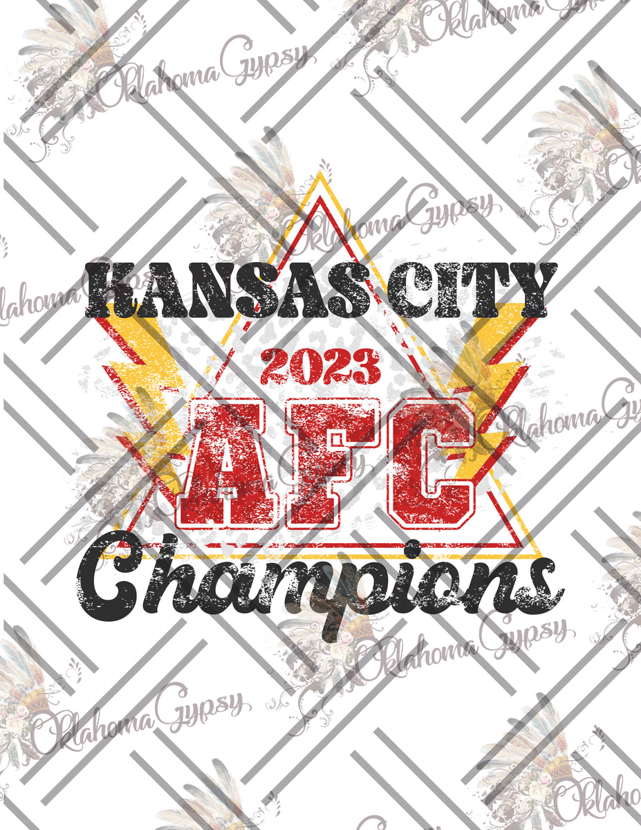 2023 AFC Champions Chiefs Digital File – Oklahoma Gypsy Designs