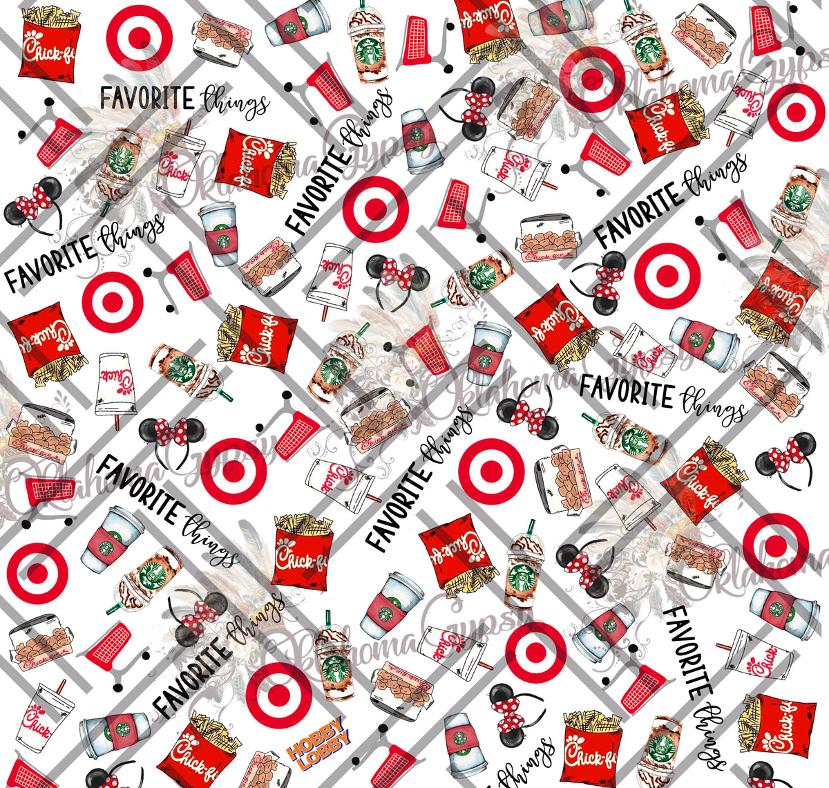 Favorite Things Pattern 2 Digital File – Oklahoma Gypsy Designs