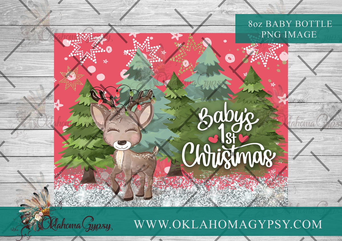 Baby's First Christmas Digital File Wraps – Oklahoma Gypsy Designs