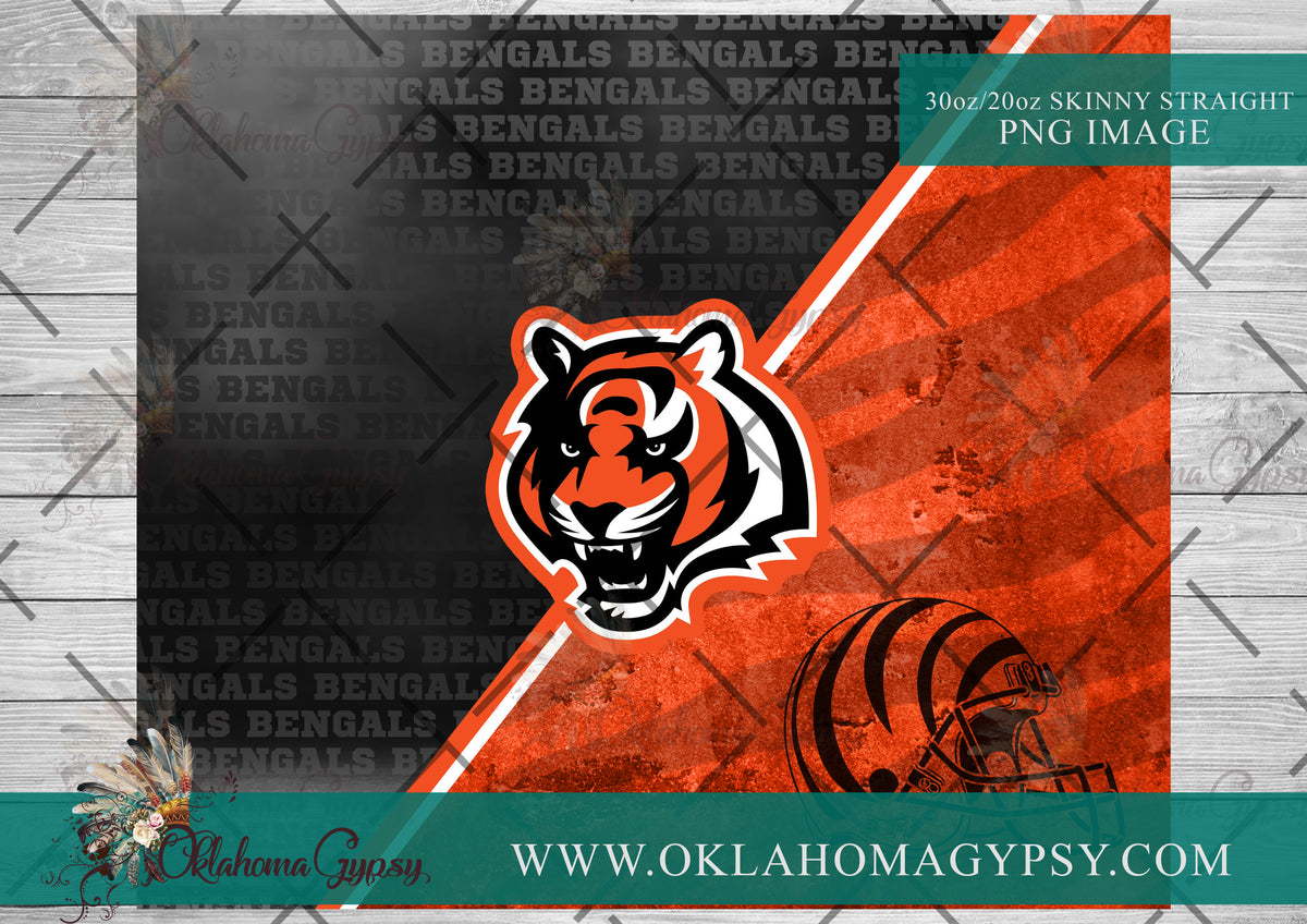 Cincinnati Bengals Digital File Wraps – Oklahoma Gypsy Designs
