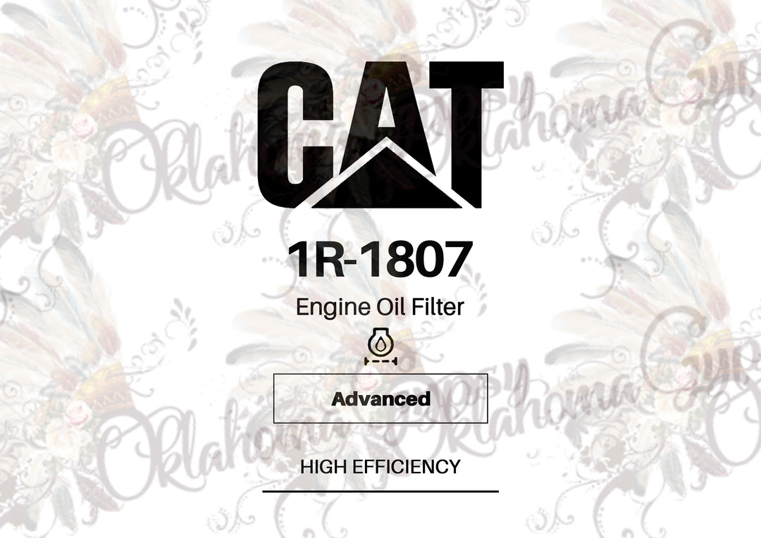 CAT Oil Filter Label Digital File – Oklahoma Gypsy Designs