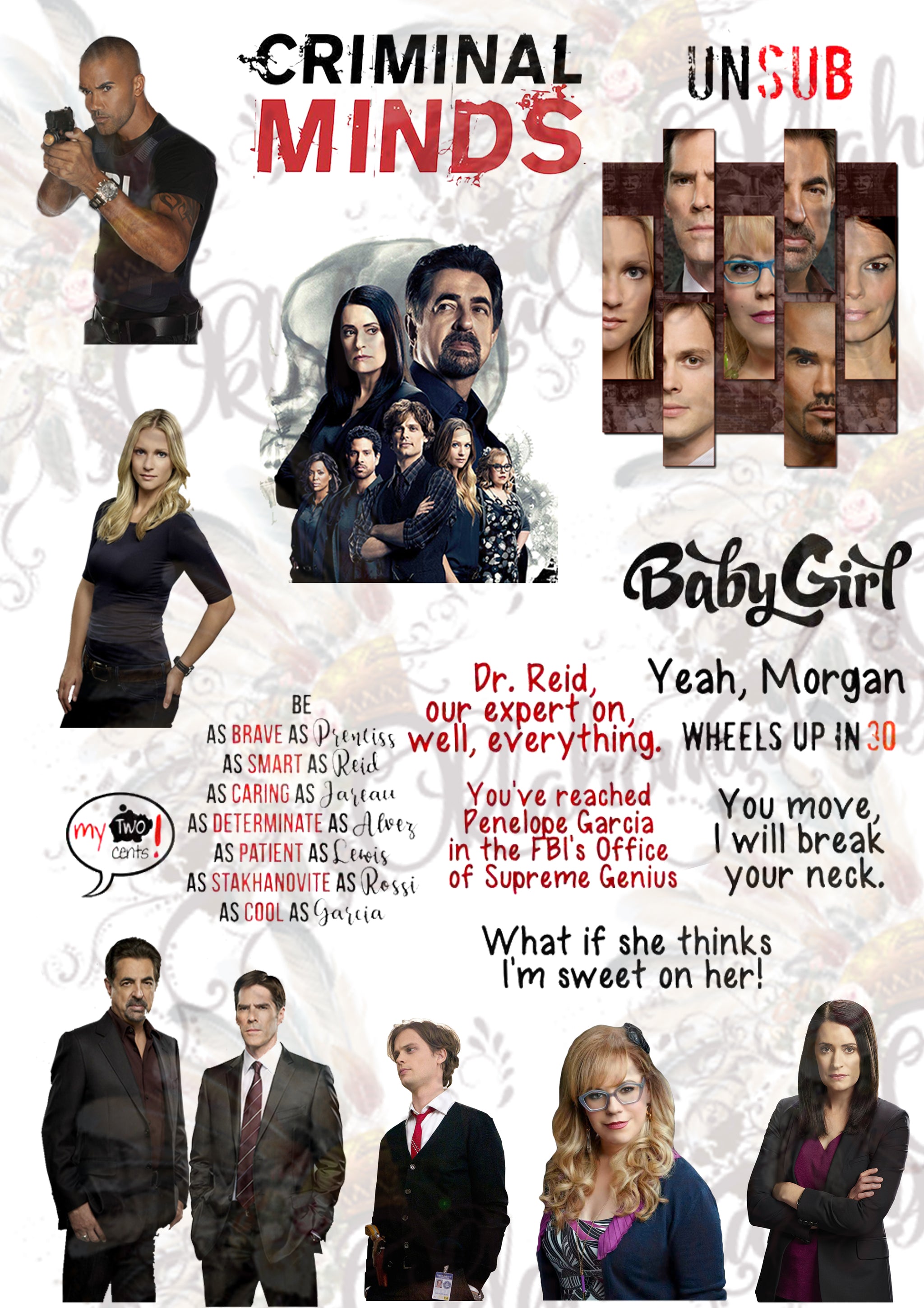 Criminal Minds Inspired Digital File – Oklahoma Gypsy Designs