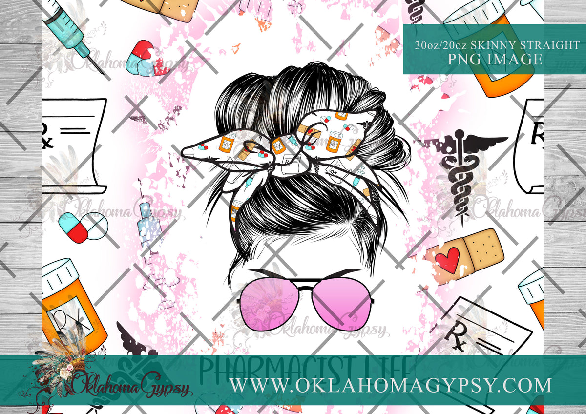 Pharmacist Life Digital File Wraps – Oklahoma Gypsy Designs