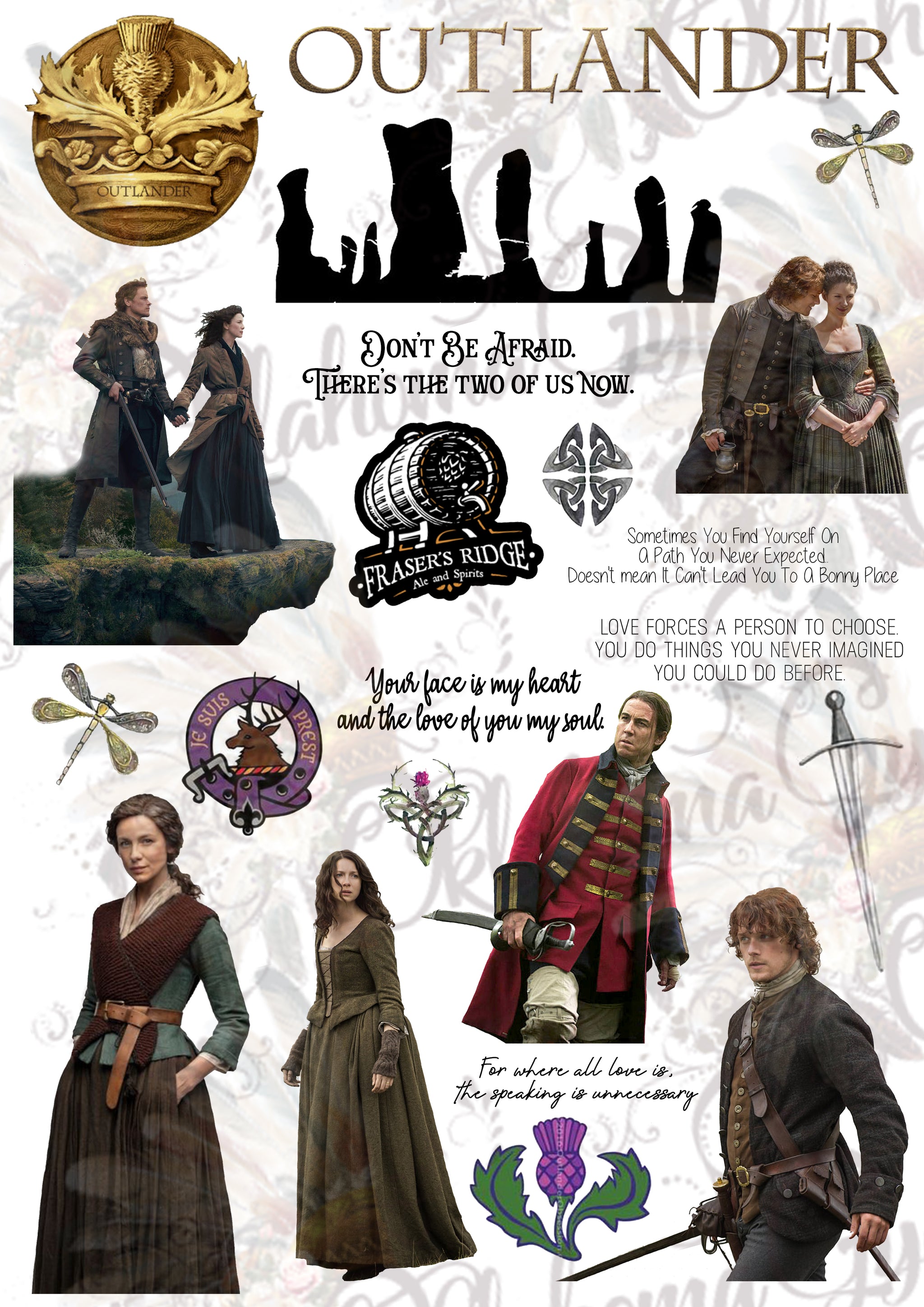 Outlander Inspired Digital File – Oklahoma Gypsy Designs