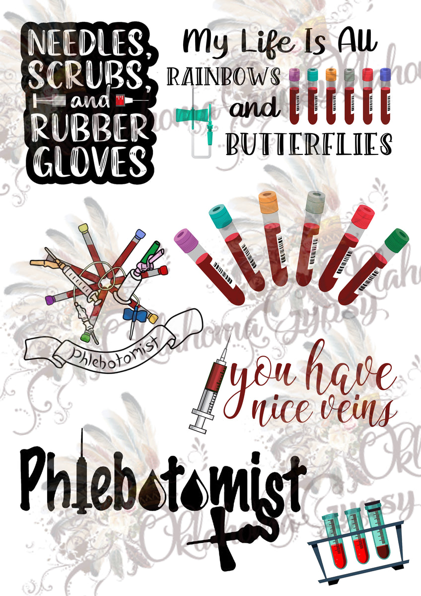 Phlebotomist Digital File – Oklahoma Gypsy Designs
