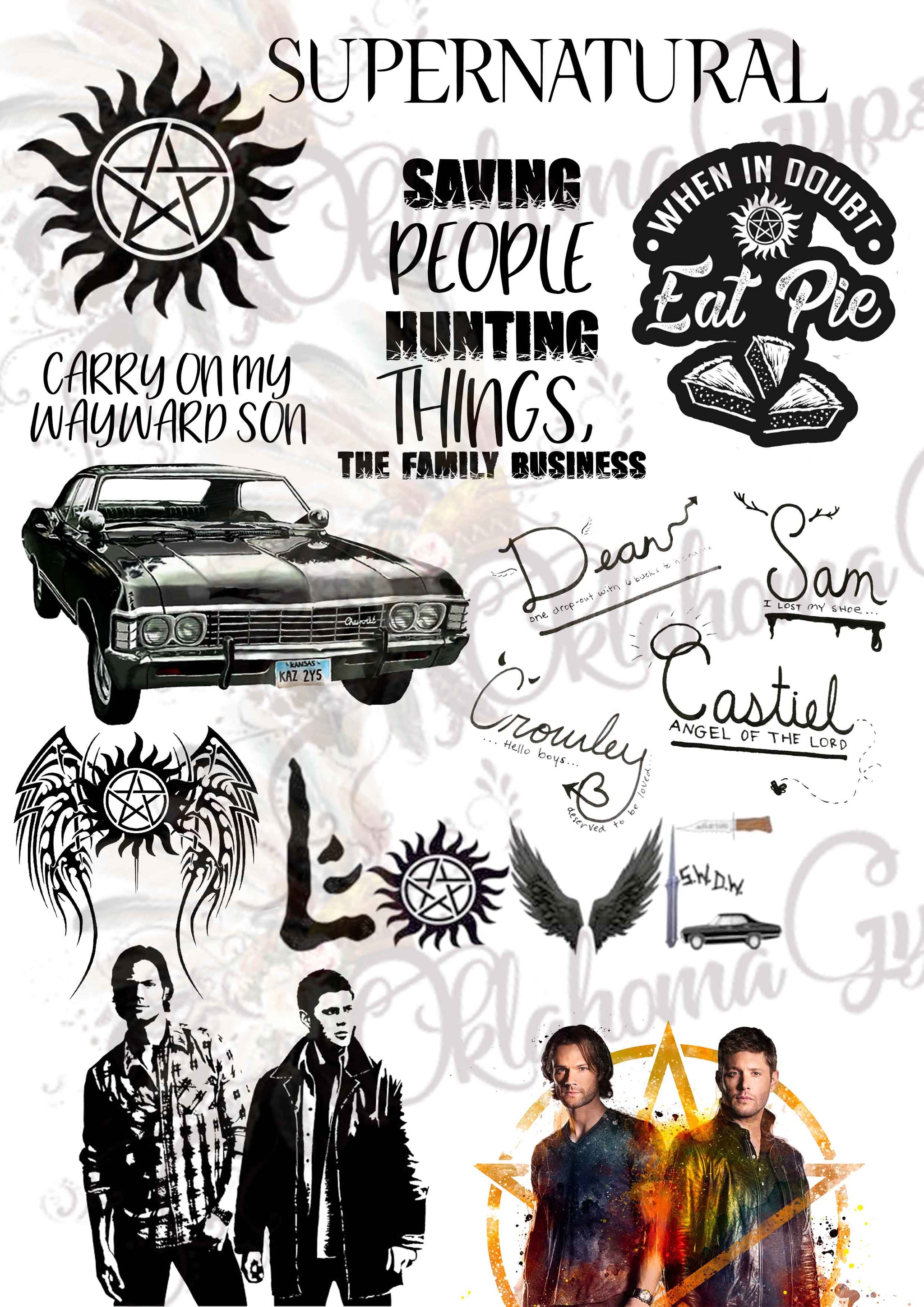Supernatural Drawing Ideas Easy