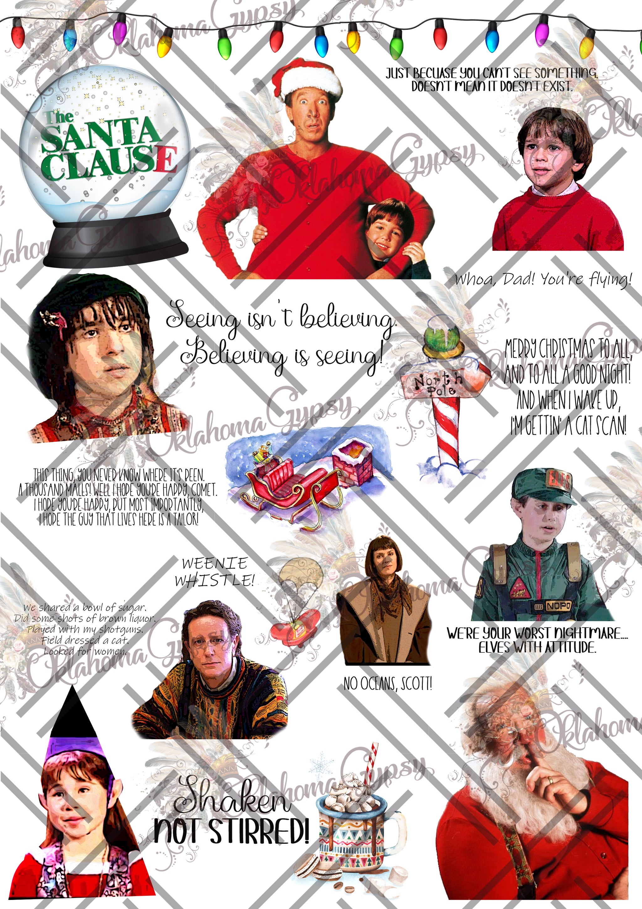 The Santa Clause Inspired Digital File – Oklahoma Gypsy Designs