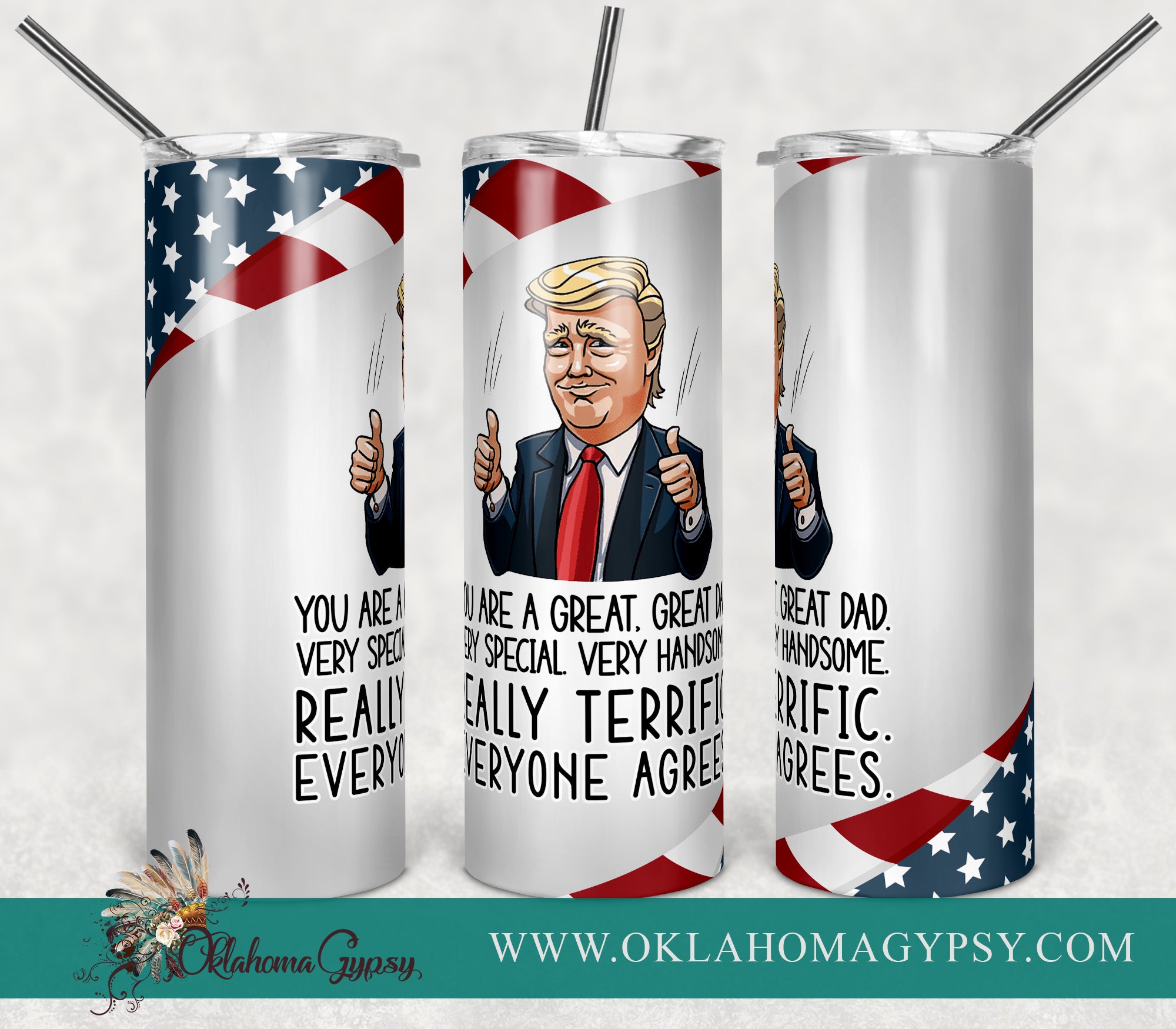 Trump Really Great Dad Digital File Wraps – Oklahoma Gypsy Designs