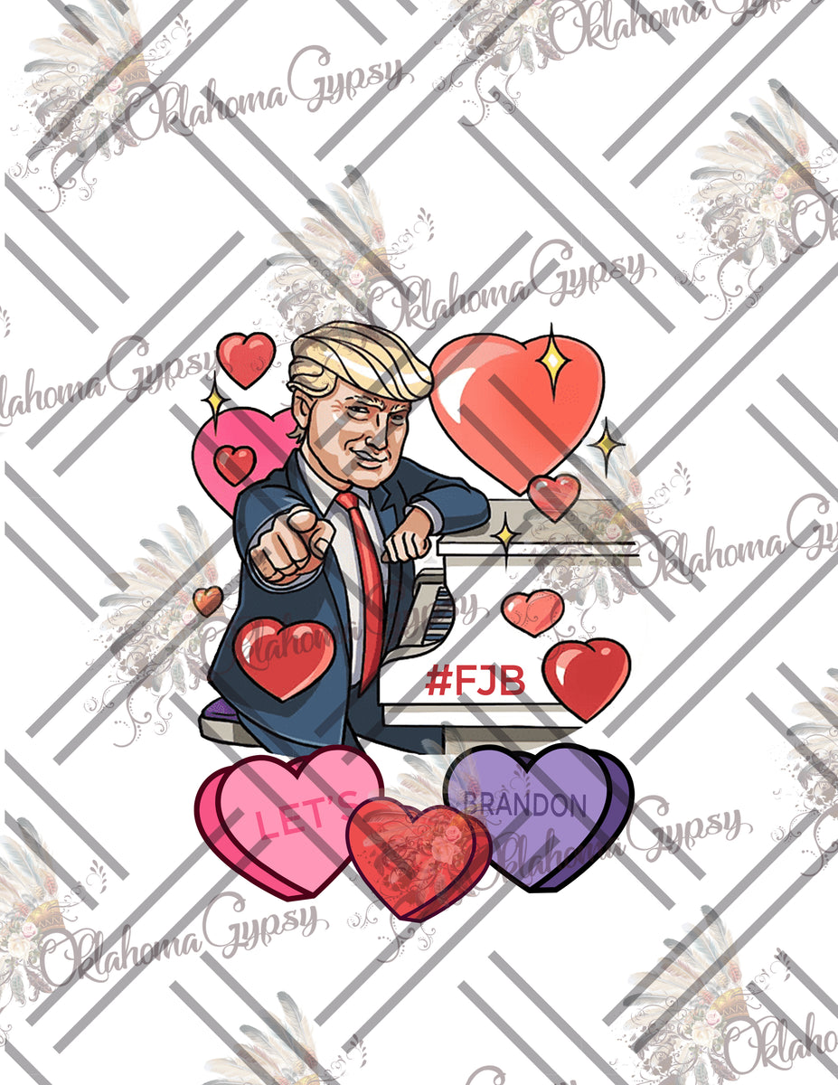 Let's Go Brandon Valentine Digital File – Oklahoma Gypsy Designs