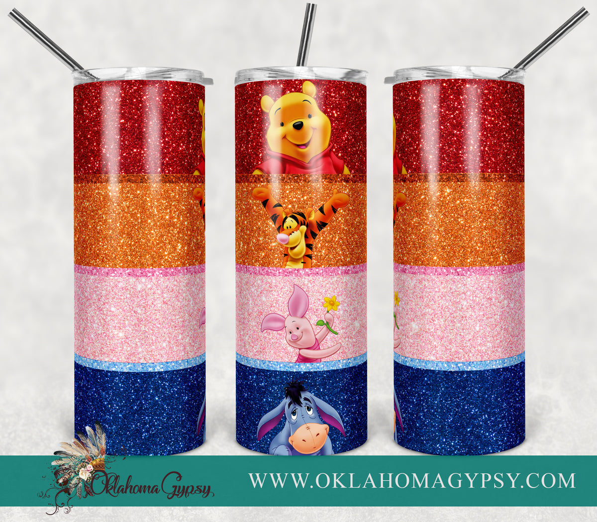 Pooh Bear & Gang Digital File Wraps – Oklahoma Gypsy Designs