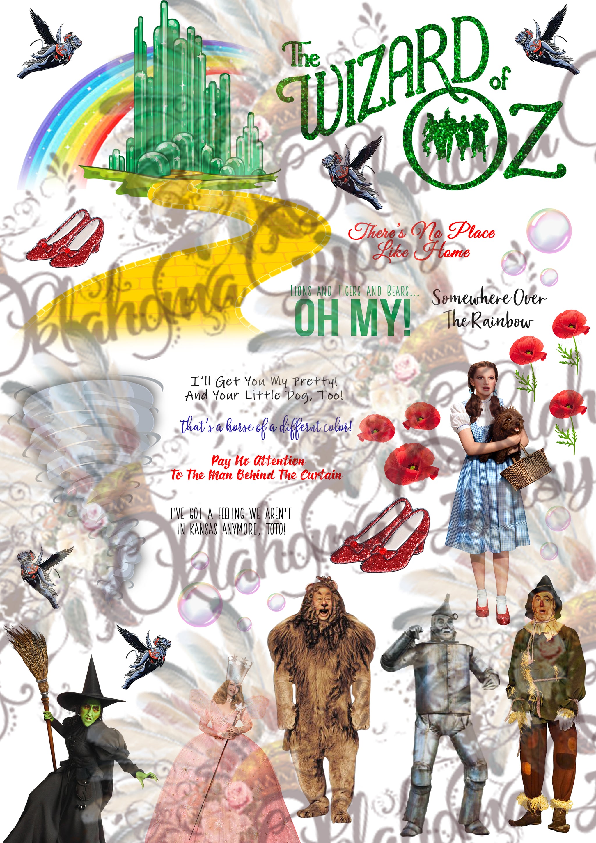 Wizard of Oz Inspired Digital File – Oklahoma Gypsy Designs